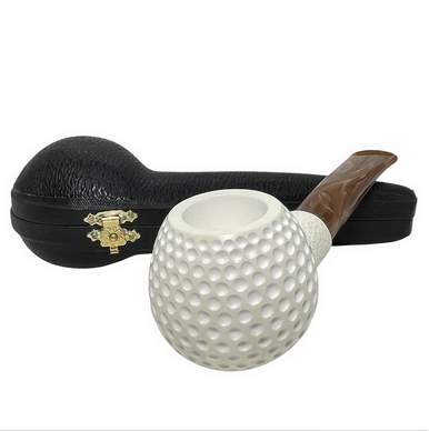 Special 9mm Golf Ball Meerschaum Pipe | Royal Meerschaum Pipes