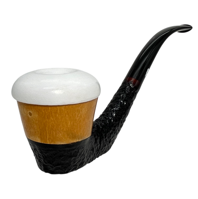 Calabash African Gourd Wood Meerschaum Pipe - Small | Royal Meerschaum ...