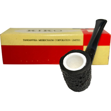 Kiko Rustic Straight African Wood Meerschaum-Lined Pipe | Royal ...