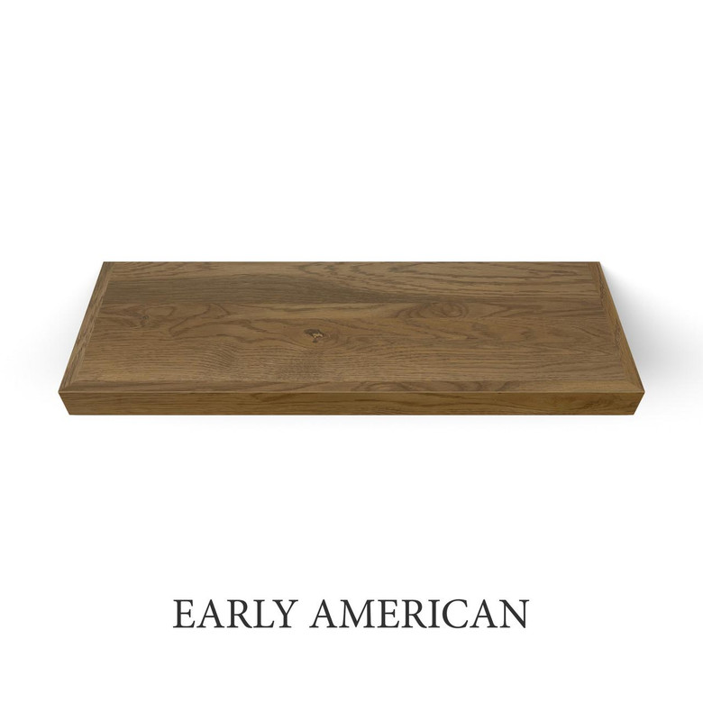 2" Thick White Oak Floating Shelves | J Thomas Home