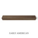 Walnut Floating Fireplace Mantel | J Thomas Home