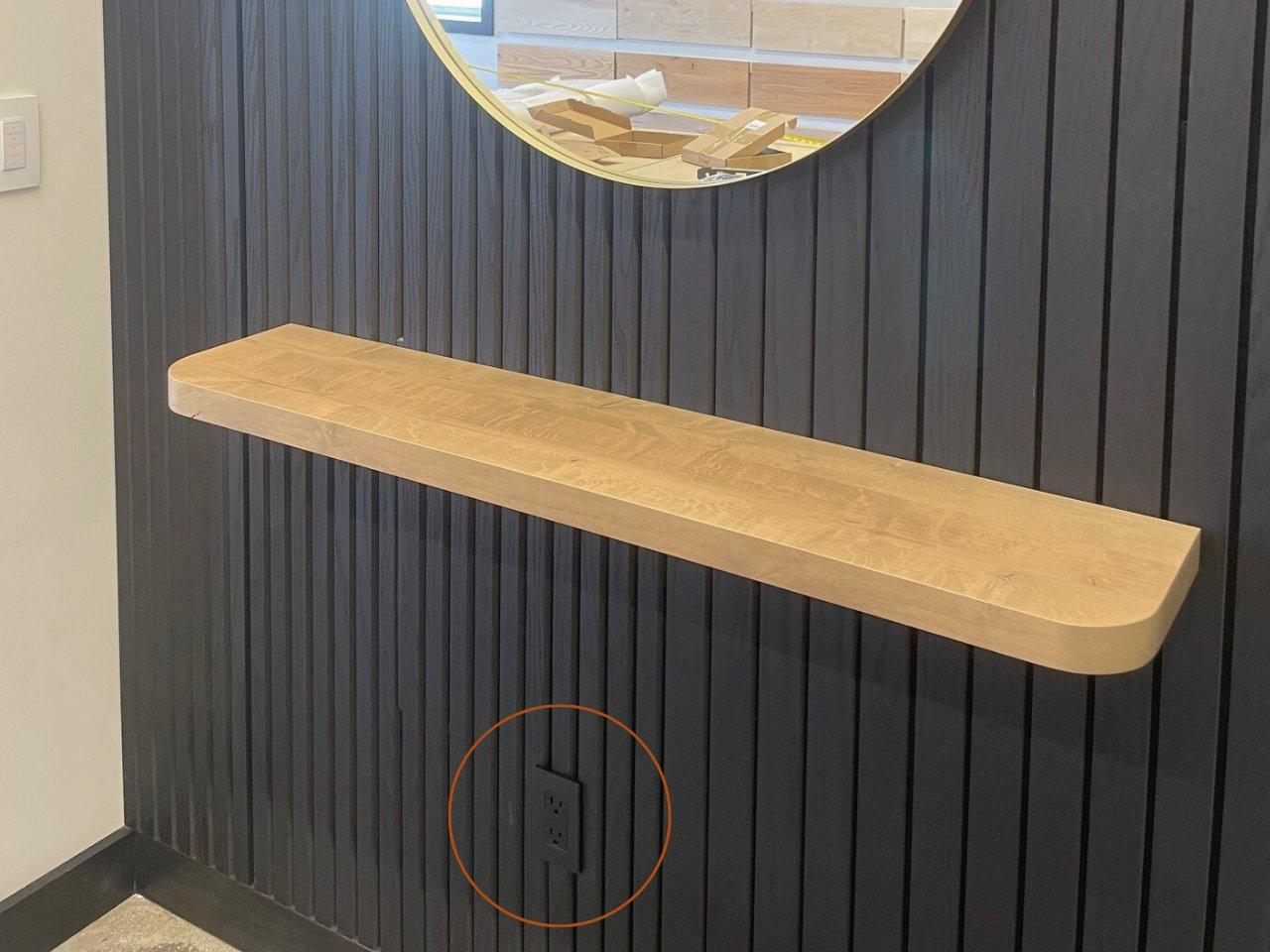 Cutting Around Outlets and Switches: Slat Wall Installation Made Easy ...