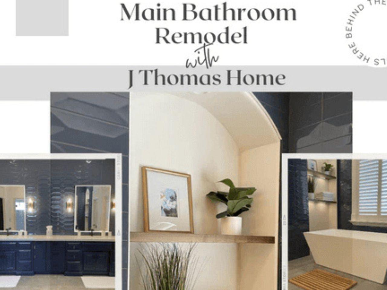 Behind The Scenes: Bargain Mansions Episode - Main Bathroom Remodel with J Thomas Home - J ...