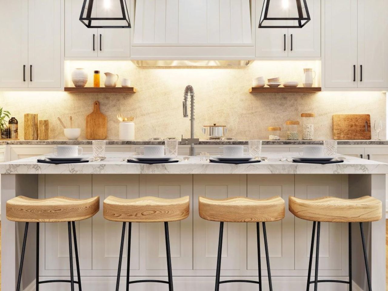 Brighten Up Your Home with Lighted Shelving - J Thomas Home