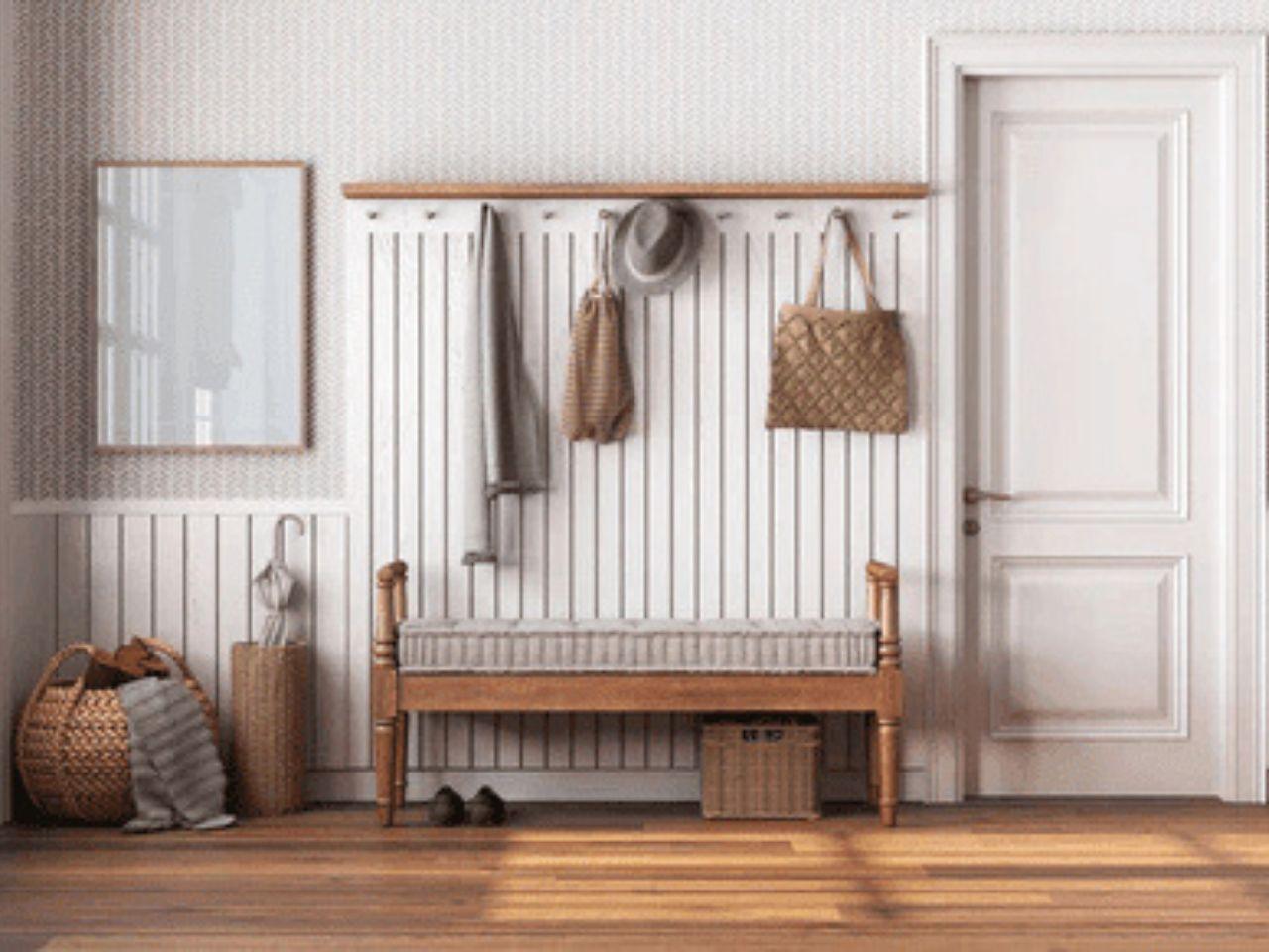 Transform Your Entryway with Functional Floating Shelves - J Thomas Home