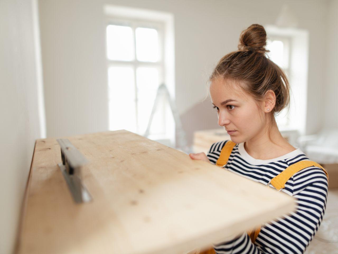 How to Install Custom Wood Wall Shelves - J Thomas Home
