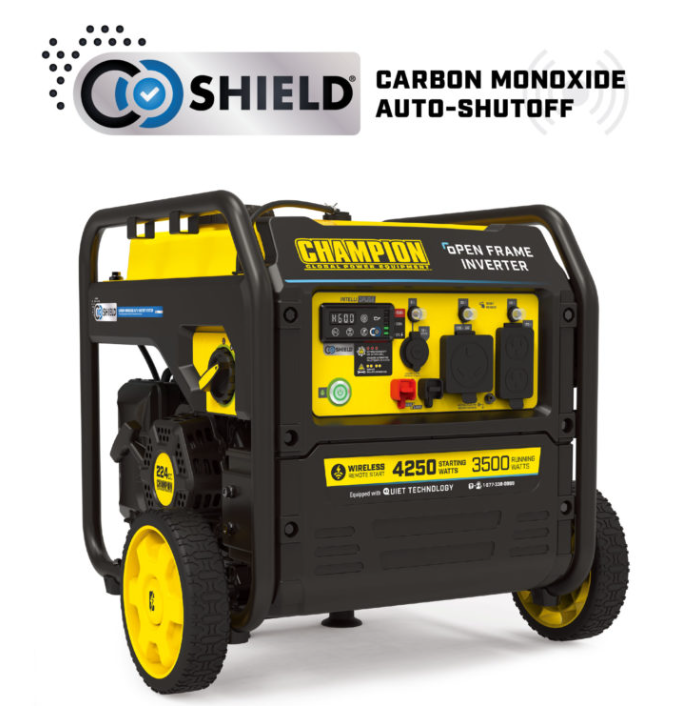 201176 9000W Electric Start Tri-Fuel Inverter with CO Shield