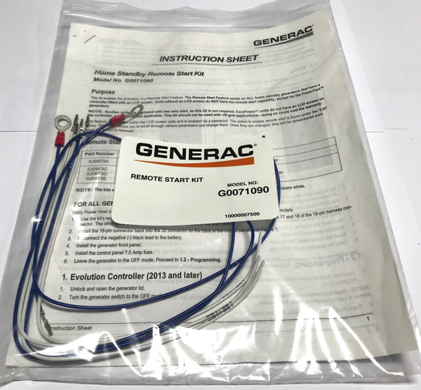 Generac 7109 2-Wire Start Kit | Nationwide Generators
