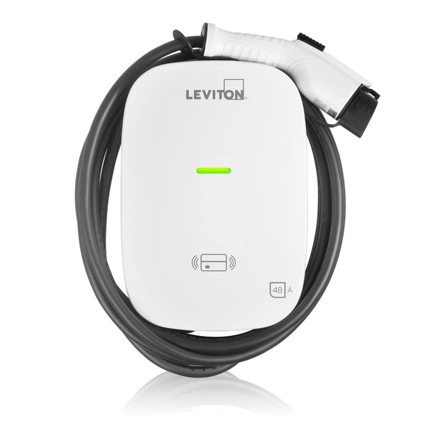 LEVITON EV480 48 Amp Level 2 Electric Vehicle Charging Station ...