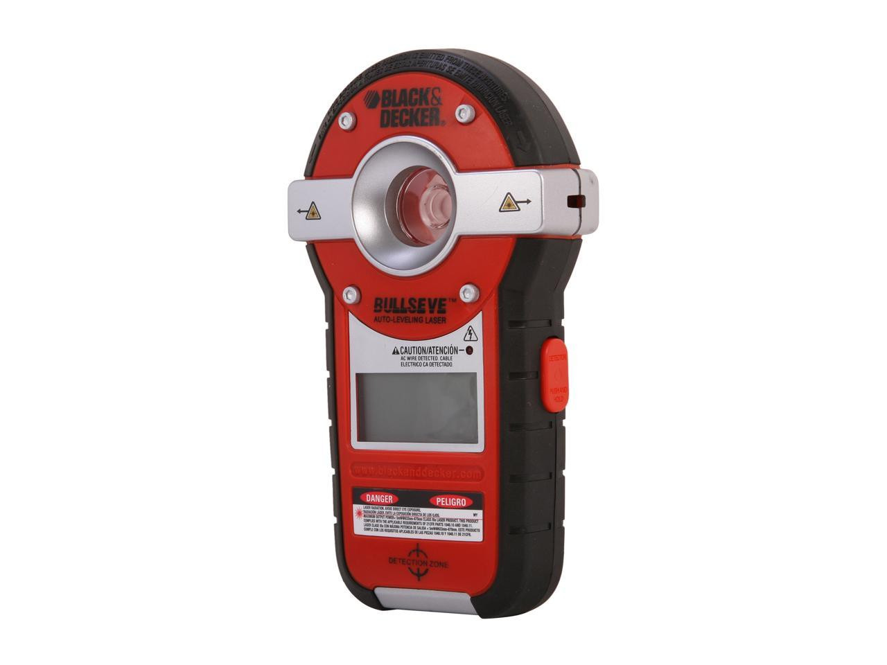 Black & Decker BDL190S Bullseye Auto Leveling Laser With Stud Sensor ...