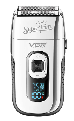 VGR V-332 Rechargeable 3-Speed Beard Electric Professional Foil Shaver - SILVER ...