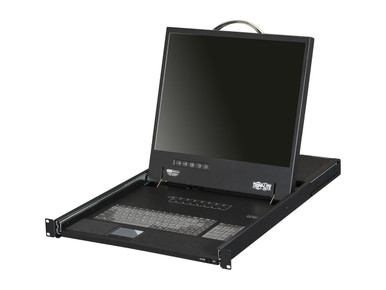 Tripp Lite Rack Mount Console KVM Switch, NetController 8-Port 1U KVM ...