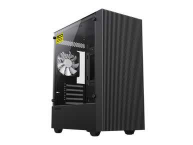Gamemax Edge Black USB3.0 Tempered Glass Micro ATX Gaming Computer Case ...