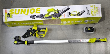 Sun Joe 24V-HCSWP-LTE 24Volt iON Cordless Telescoping Pole Pruning Saw ...