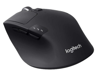 Logitech M720 910-005592 Precision Pro Wireless & Bluetooth Mouse Black ...