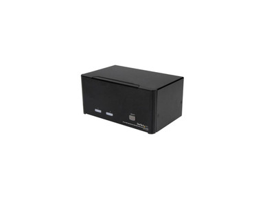 StarTech.com 2 Port Triple Monitor DVI USB KVM Switch with Audio & USB ...