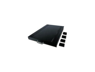 Schneider Electric Rack Shelf - 1U Wide Rack-mountable - Black ...