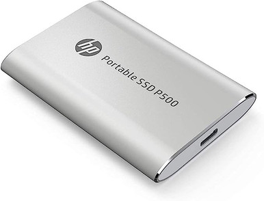 HP P500 500GB USB 3.2 Type-C Portable SSD 7PD55AA - Silver ...