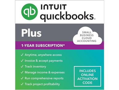 Intuit QuickBooks Online Plus 2024 1-Year Subscription PC/Mac Online ...