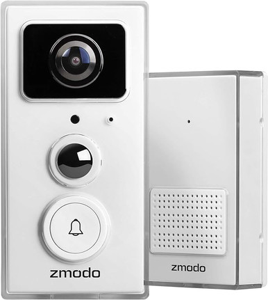 Zmodo Smart Video Doorbell/Door Chime 1080p Full HD WiFi Night Vision ...