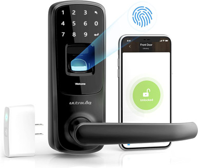 ULTRALOQ UL3 BT 2nd Gen Smart Lock + WiFi Bridge - Black ...