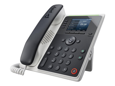 HP Poly Edge E220 IP Phone and PoE enabled, Desktop and Wall Mountable ...
