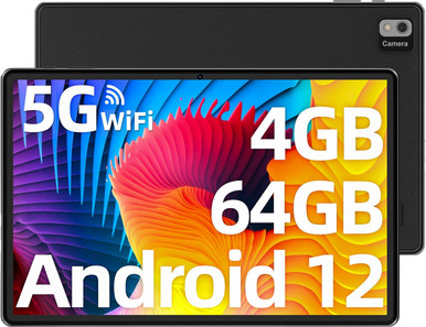 SGIN T10 Android 12 Tablet 10.1" 1280x800, 4GB RAM 64GB ROM Tablets - Black - RetailkingBusiness.com