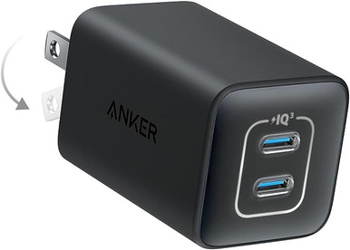Anker 523 47W USB C Charger Nano 3 2 Port Compact GaN Fast Charger ...
