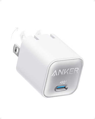 Anker 551 Charger Nano 3 USB C GaN 30W PIQ 3.0 Foldable PPS A2147 ...