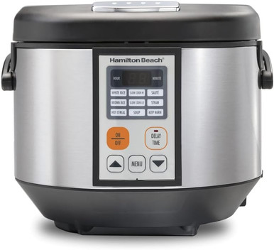 Hamilton Beach Digital Programmable Rice and Slow Cooker & Food Steamer ...