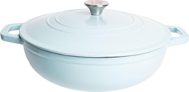 Lexi Home Cast Iron Enameled Dutch Oven Pot with Lid 2.8 qt LB6671 ...