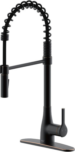 BIO BIDET FLOW KITCHEN FAUCET WITH PULL DOWN SPRAYER - OIL RUBBED ...