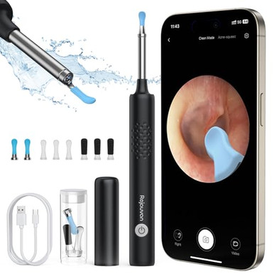 Ear Wax Removal, Ear Cleaner with Camera, Wireless Intelligent Visual ...