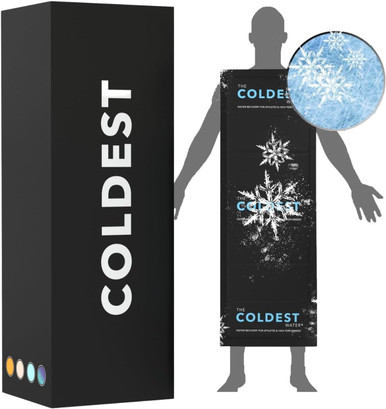 COLDEST EXTRA LARGE ICE PACK, BACK, FULL BODY - FOLDS COMPACT (53" X 13 ...