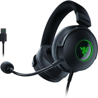 Razer Kraken V3 HyperSense USB Gaming Headset Haptic Triforce THX RZ04 ...