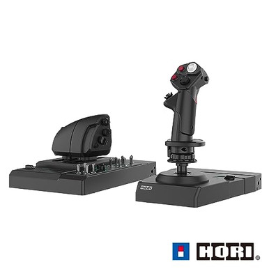 HORI HOTAS FLIGHT CONTROL SYSTEM & MOUNT FOR PC HPC-045U - BLACK ...