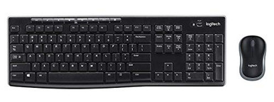 Logitech K270 WIRELESS KEYBOARD, M185 WIRELESS MOUSE COMBO, LONG ...