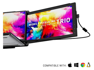Mobile Pixels Trio/Trio Max Portable Monitor System USB A USB C Plug ...