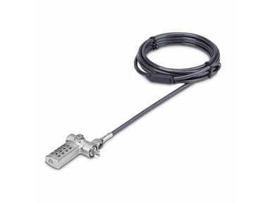 StarTech.com 25-Pack Universal Laptop Lock 6.6ft, Serialized Combo ...