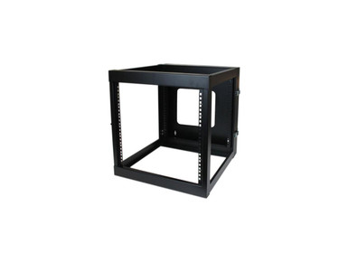 StarTech.com 12U 22in Depth Hinged Open Frame Wall Mount Server Rack ...