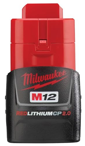 MILWAUKEE 48-11-2420 M12 REDLITHIUM 2.0 COMPACT BATTERY PACK 1-PACK ...