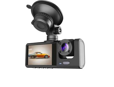 3 WAY DASH CAMERA SUPER HD 1296P WITH MOBILE APP, WIFI BLACK BOX ...