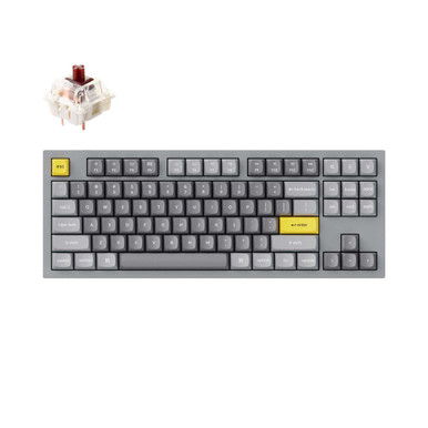KEYCHRON Q3 QMK KEYBOARD GATERON PRO BROWN HOT SWAPPABLE SWITCHES ...