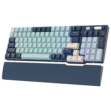 RK ROYAL KLUDGE RK96 RGB Limited Ed, 90% 96 Keys Wireless Triple Mode ...