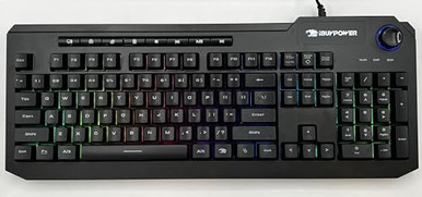 IBUYPOWER ARES M2 RGB BACKLIT USB WIRED GAMING KEYBOARD - BLACK ...