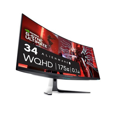 ALIENWARE CURVED GAMING MONITOR QUANTOM DOT-OLED INVISIBLE UPLIFT STAND ...