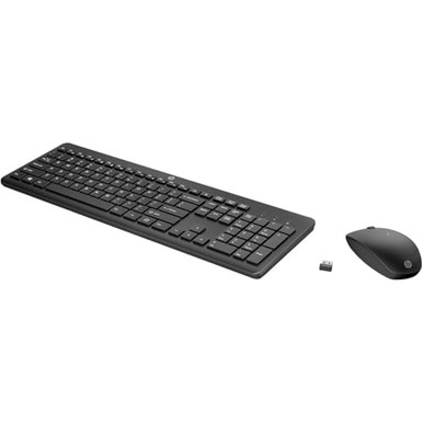 HP WIRELESS KEYBOARD AND MOUSE COMBO 18H24AA - BLACK ...