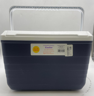 SUN SQUAD HARDSIDE COOLER 12 CANS/10QT - NAVY - RetailkingBusiness.com