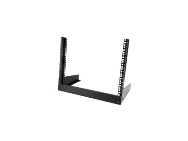 StarTech.com RK8OD 8U Desktop Rack - 2-Post Open Frame Rack ...