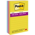 Post-it Super Sticky Notes 4"x6" Summer Joy Collection Lined 90 Sheet ...